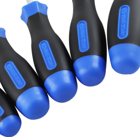 Tudo para Mecânico - Jogo de Chave Torx tipo Fenda com Furo Guia 30307PR King Tony